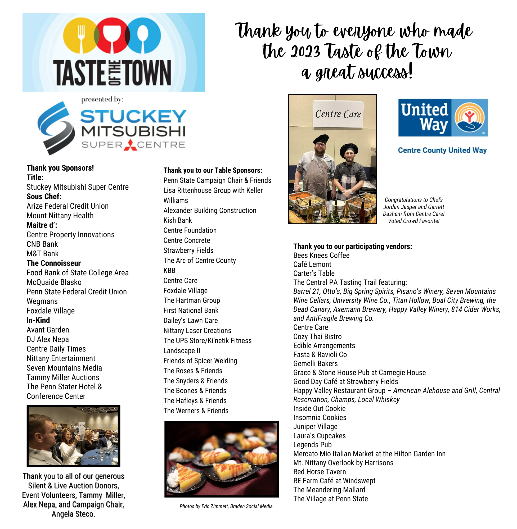 Taste of the Town | Centre County United Way